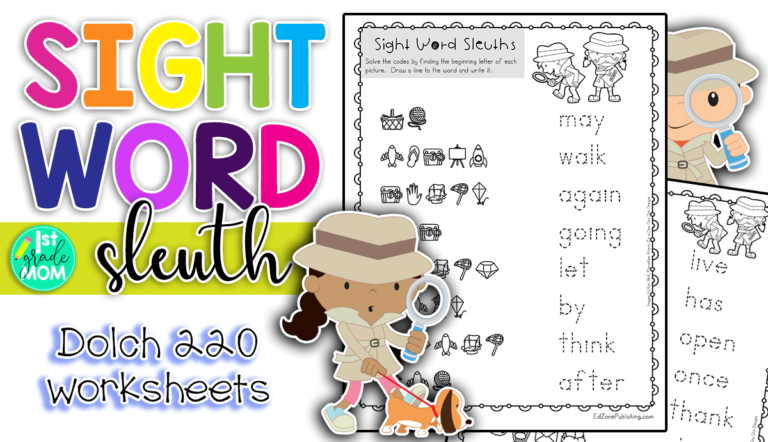 Sight Word Code Worksheets